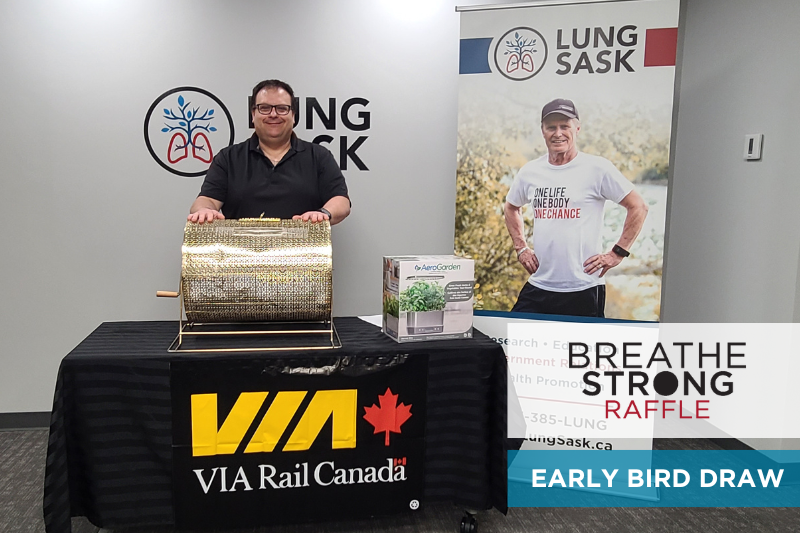 Early Bird Prize Winners! | Lung Saskatchewan