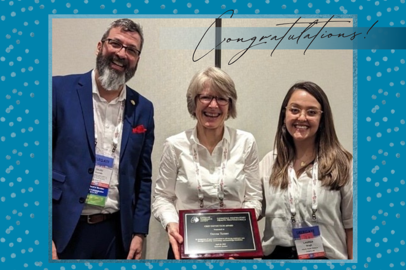 Congratulations Donna! | Lung Saskatchewan