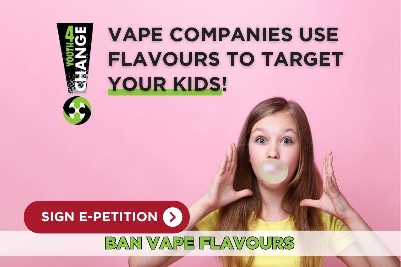 Sign E-Petition to Ban Vape Flavours to Protect Canadian Youth! | Lung ...
