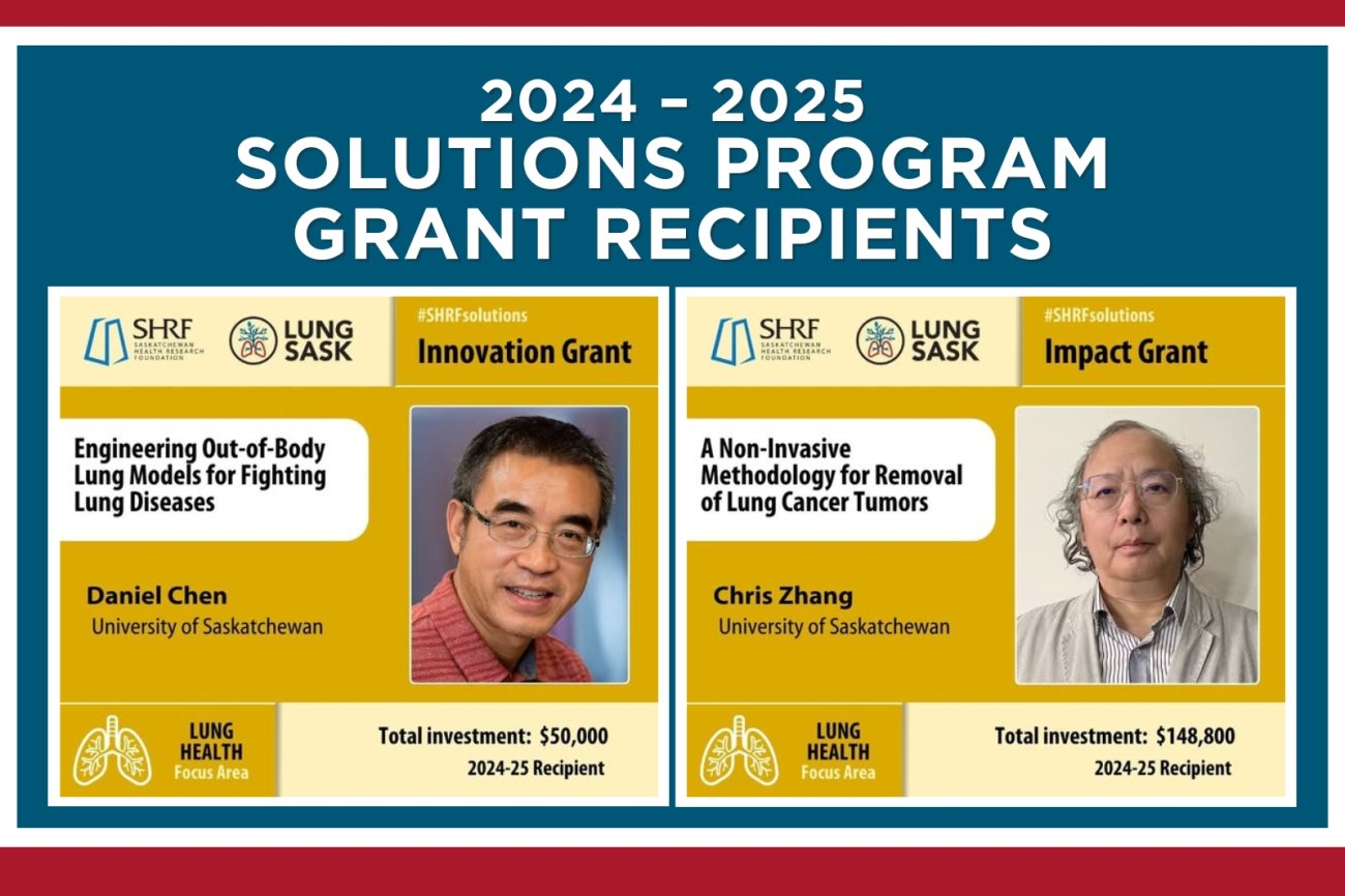 Lung Saskatchewan Congratulates the 2024–2025 SHRF Solutions Program ...